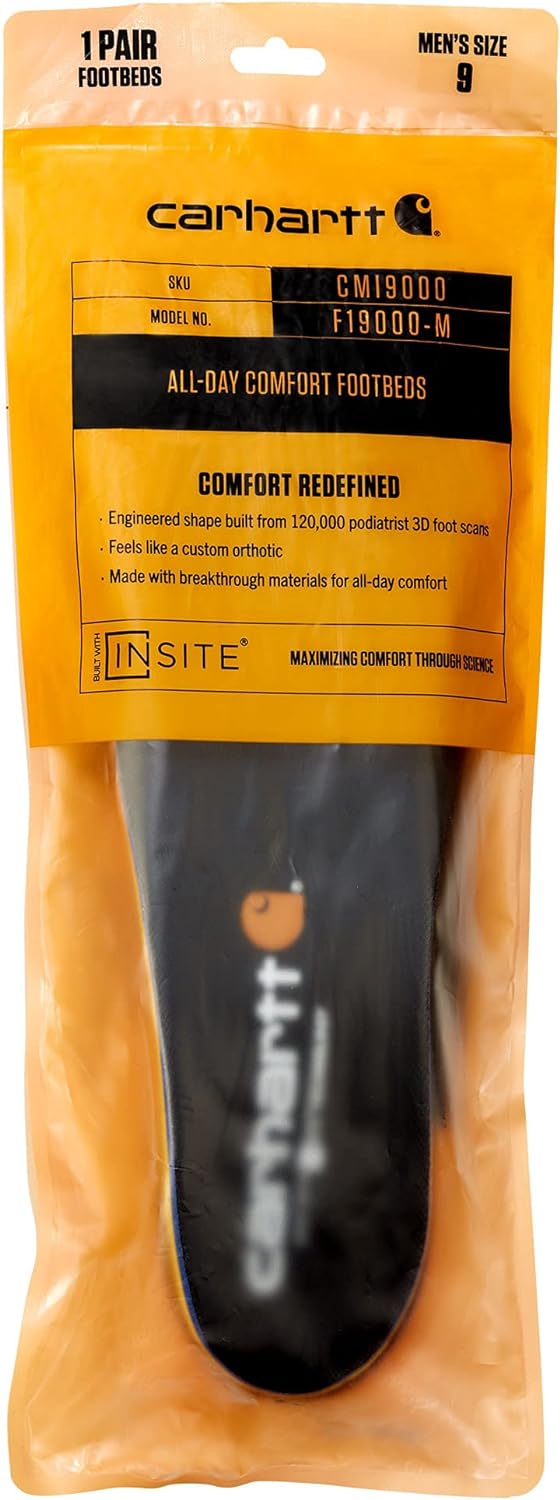 Carhartt Insite Technology Footbed CMI9000 Insole(Black) - MORE SITES