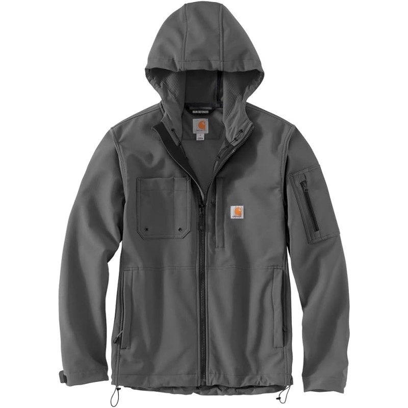 Carhartt Men’s Hooded Rough Cut Jacket (Regular and Big & Tall Sizes ...