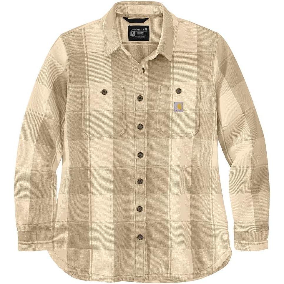 Carhartt Women’s Loose Fit Twill Shirt Jac(Oat Milk) - MORE SITES