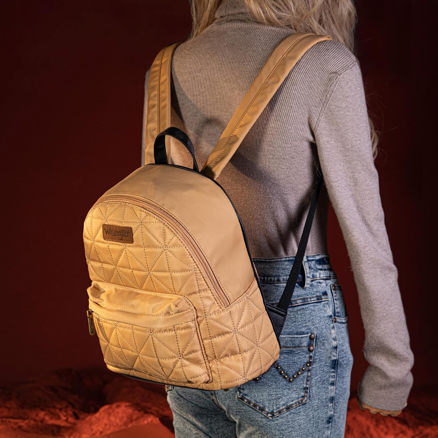 Montana West × Wrangler Backpack Purse for Women Quilted Backpack for ...